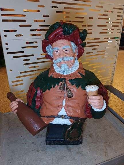 1939 Falstaff Bust Statue 21" - Auction Solutions, Inc - Celebrating 25 ...
