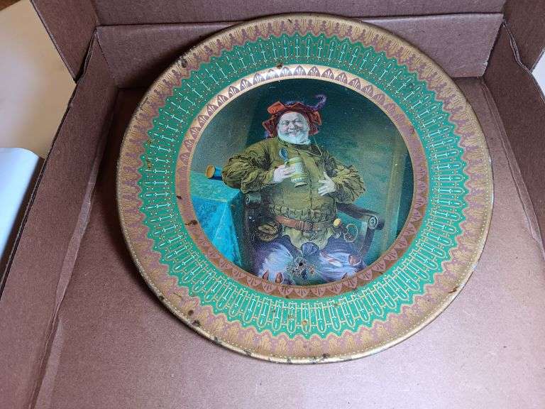 Dresden Art Jack Falstaff Plate - Auction Solutions, Inc - Celebrating ...