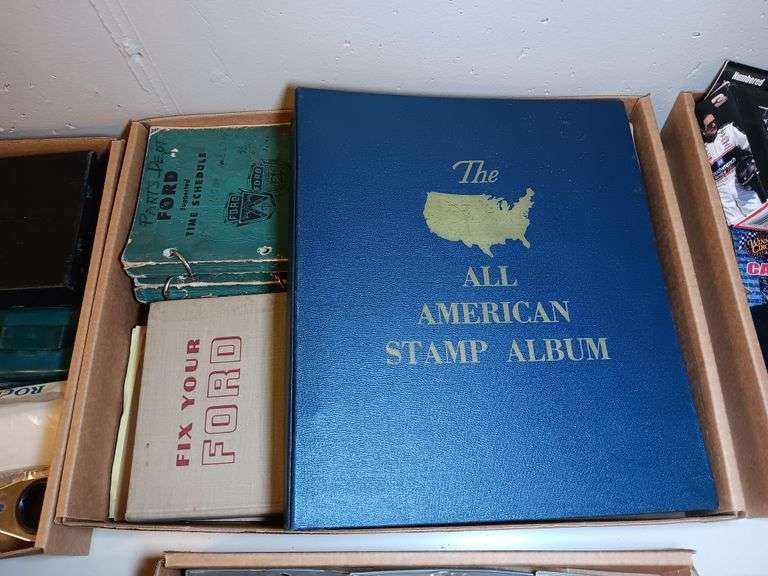 All American Stamp Album, and Vehicle Handbooks - Auction Solutions ...