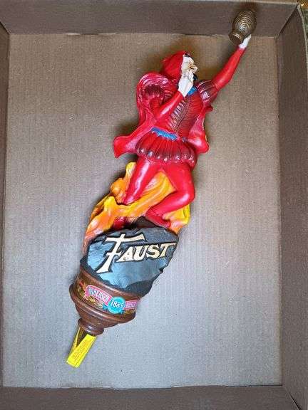 Anheuser Busch Faust Tap Handle - Auction Solutions, Inc - Celebrating ...