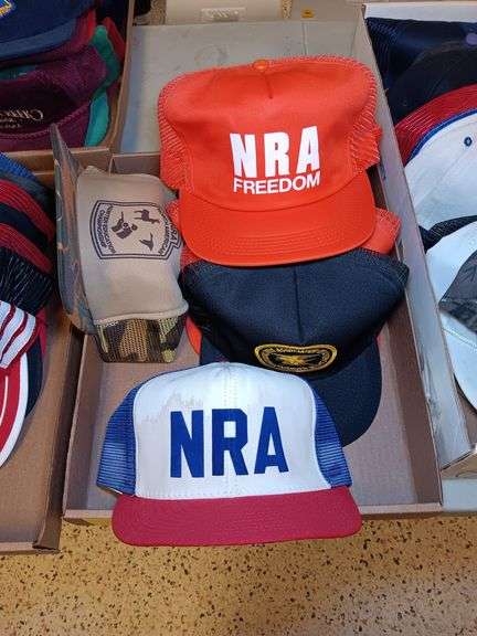 (8) NRA Baseball Caps - Auction Solutions, Inc - Celebrating 25 Years