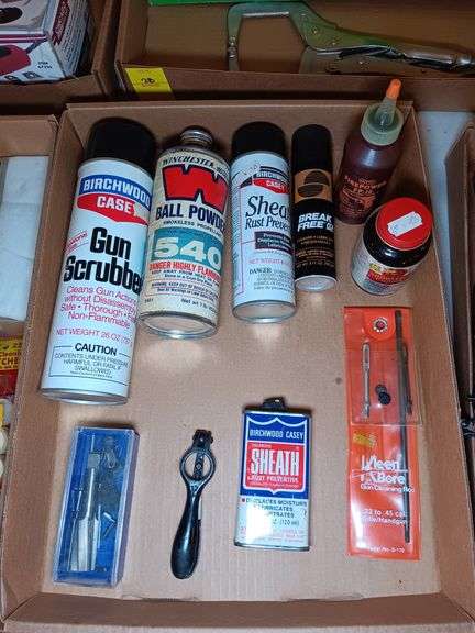 Gun Scrubber, Ball Powder, Gun Cleaning Rod, Sheath Rust Preventative ...