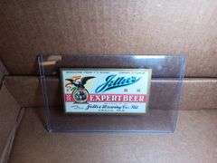 Jetter's Brewing Company Glass, Bottle Opener, and Beer Bottle Label ...