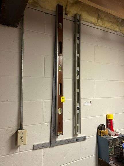 (2) Large Levels and (1) Large Angle Ruler - Auction Solutions, Inc ...