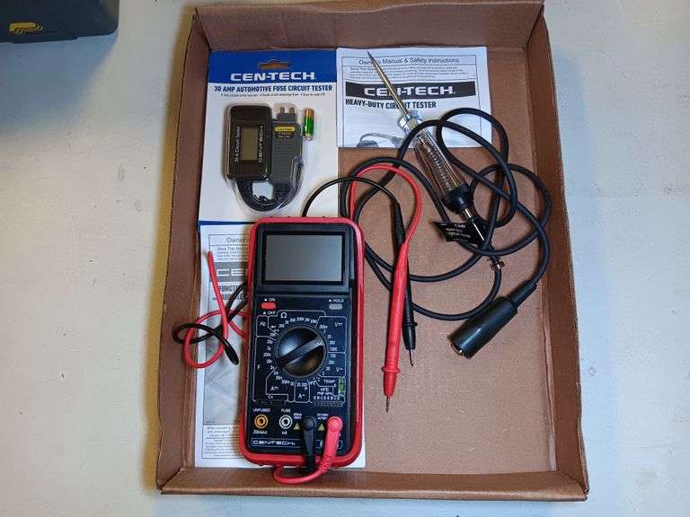 30 AMP Automotive Fuse Circuit Tester, Heavy Duty Circuit Tester, and ...