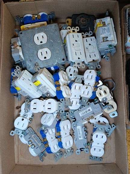 Box of Electrical Outlets - Auction Solutions, Inc - Celebrating 25 Years