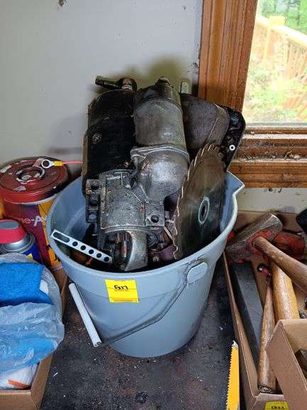 Bucket of Assorted Hardware and Supplies - Auction Solutions, Inc ...