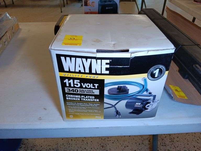 Wayne Utility Pump 115V - Auction Solutions, Inc - Celebrating 25 Years