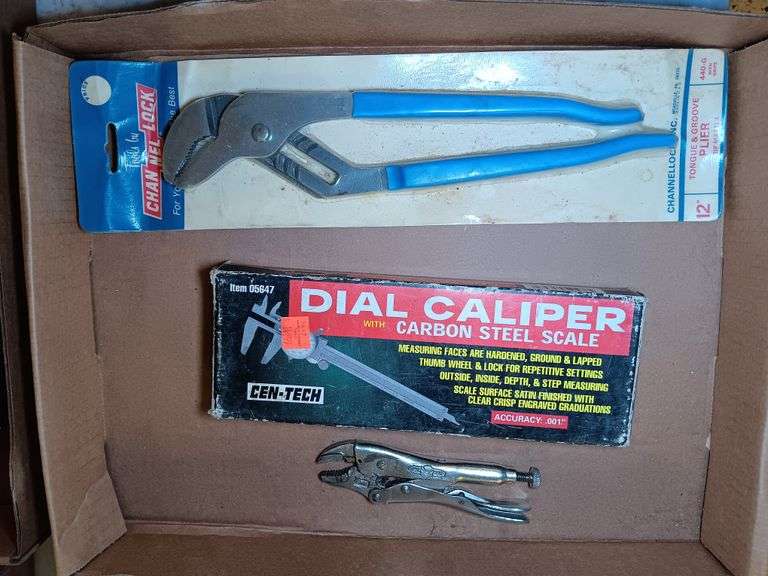 Channel Locks, Dial Caliper, and Vise Grips - Auction Solutions, Inc ...