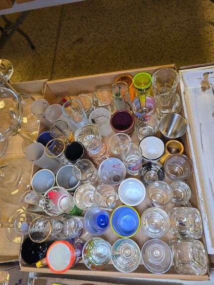 Assorted Shot Glasses - Auction Solutions, Inc - Celebrating 25 Years