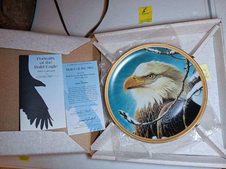 "Ruler of the Sky" Collector's Plate - Auction Solutions, Inc ...