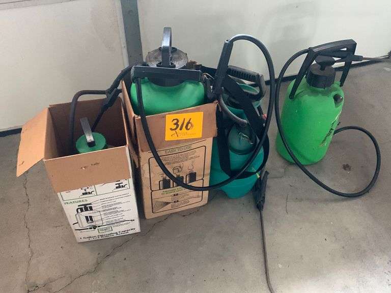 4 Yard Sprayers - Assiter Auctioneers