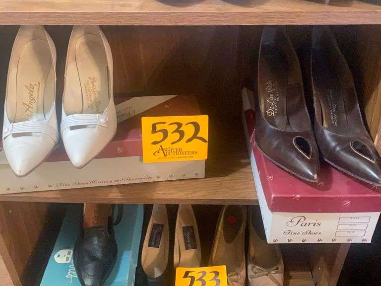 Paris Shoe Store Sz 9's, De Angelo & De Liso Debs w/ Boxes - Assiter ...