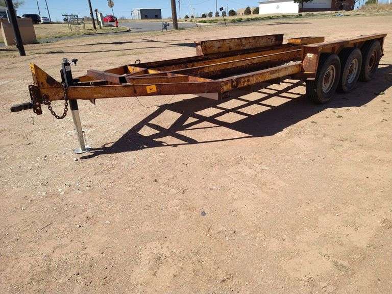 1980 Belshe Equipment Trailer, Triple Axle. **Title** - Assiter Auctioneers