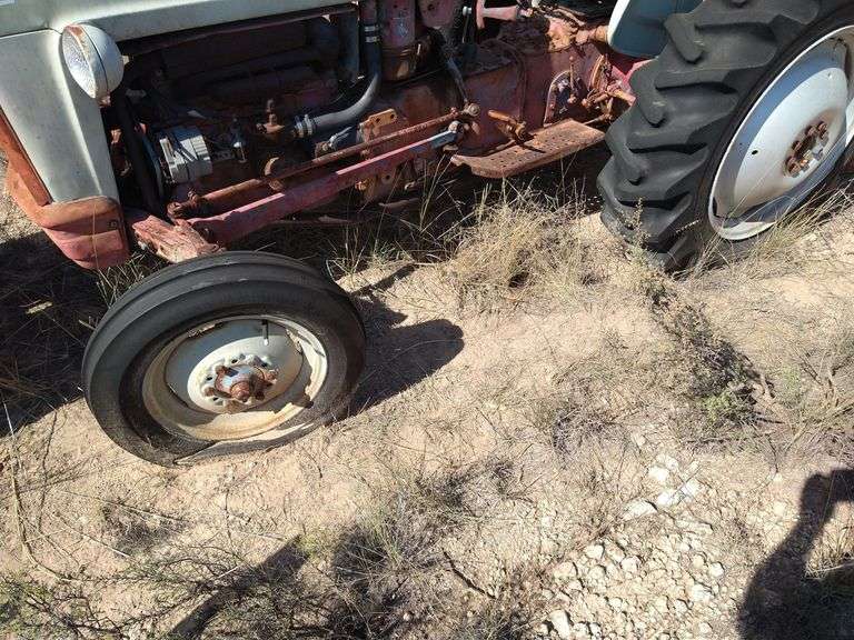 Vintage/Antique Ford 801 Powermaster Tractor w/48" Buhler Farm King ...