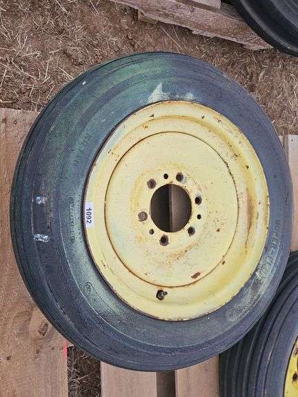 (2) Rib Implement Super-Float 6.00 - 15 4 Ply Tires With 6 Lug Rims ...