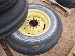 (4) Assorted 14" & 15" Multi-Hole Implement Wheels With Tires - Assiter ...