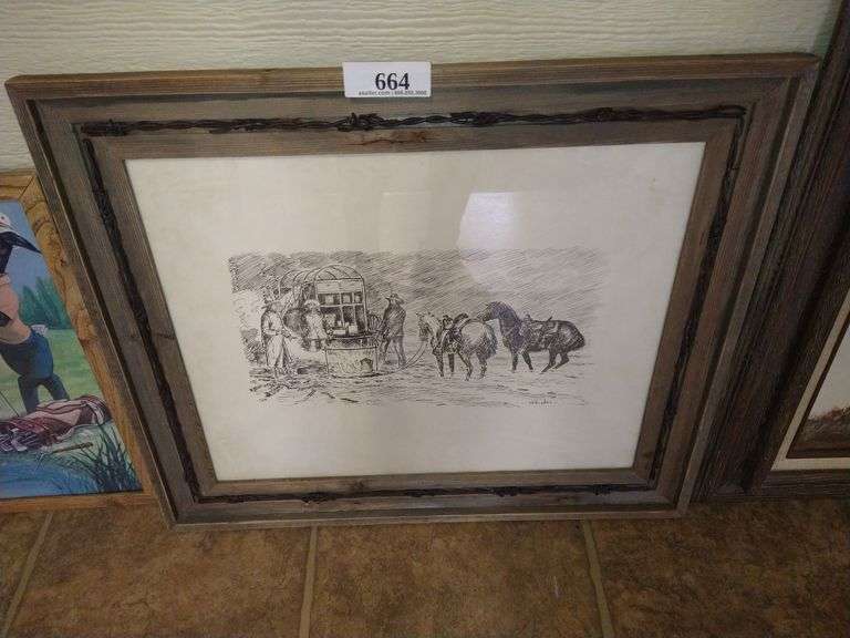HD Bugbee Print 25 x 21 - Assiter Auctioneers
