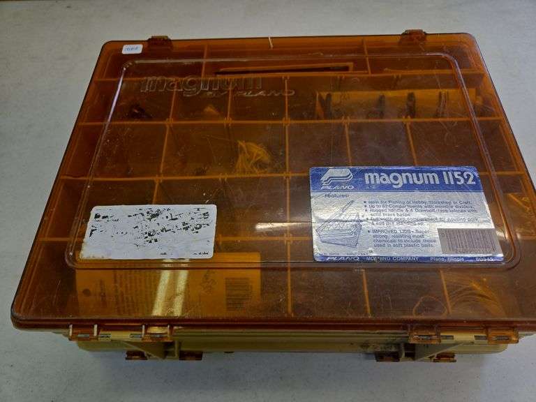 Plano Magnum Tackle Box Dual Side With Various Spinnerbaits &Crankbaits ...
