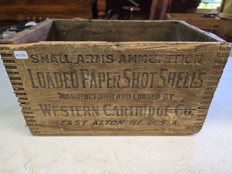 Western Cartridge Co. Small Arms Ammunition Crate - Assiter Auctioneers