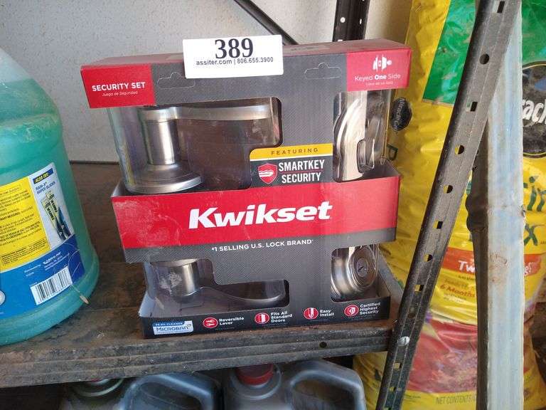 Kwik Set Smart Key Lock Set - Assiter Auctioneers