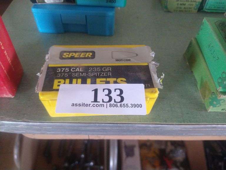Box .375 cal Bullets - Assiter Auctioneers