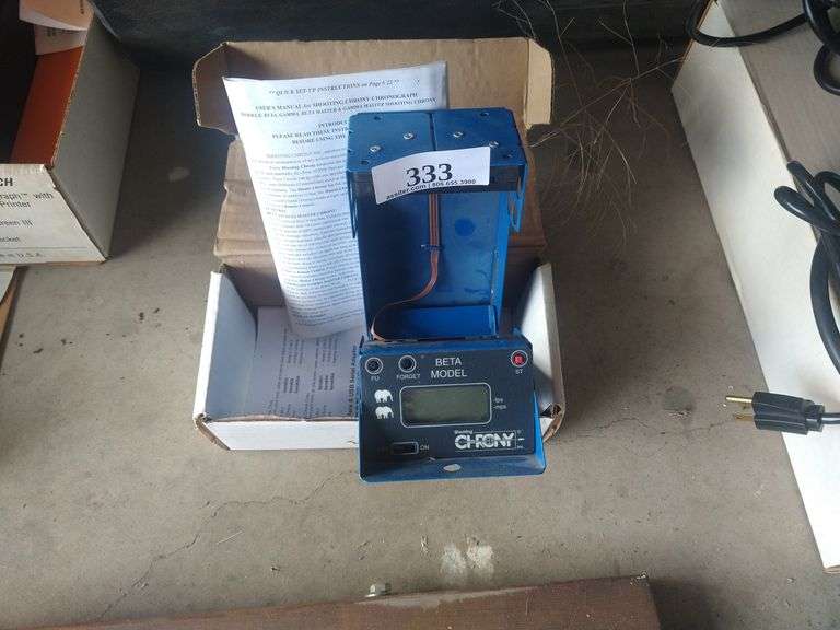 Shooting Chrony Chronograph, Beta Model - Assiter Auctioneers