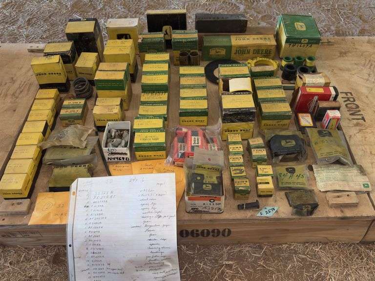 Assorted NOS John Deere Parts w/ unverified list -Box 6 - Assiter ...