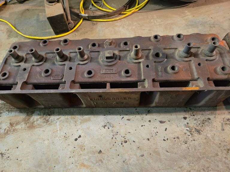 Case 4 Cylinder Head, Casting Number 571, 4447A - Assiter Auctioneers