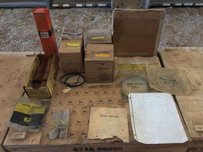 Assorted NOS John Deere Parts W/ unverified list - Box 16 - Assiter ...
