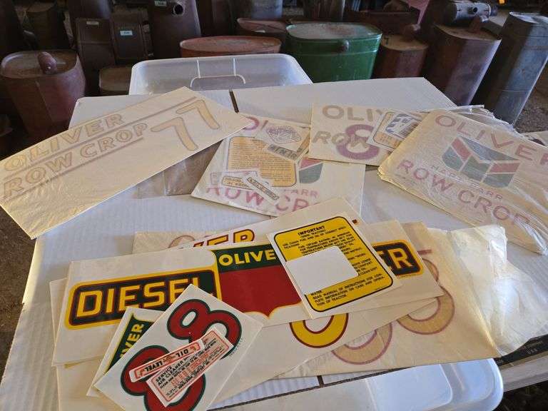 Assorted Oliver Decals - Assiter Auctioneers