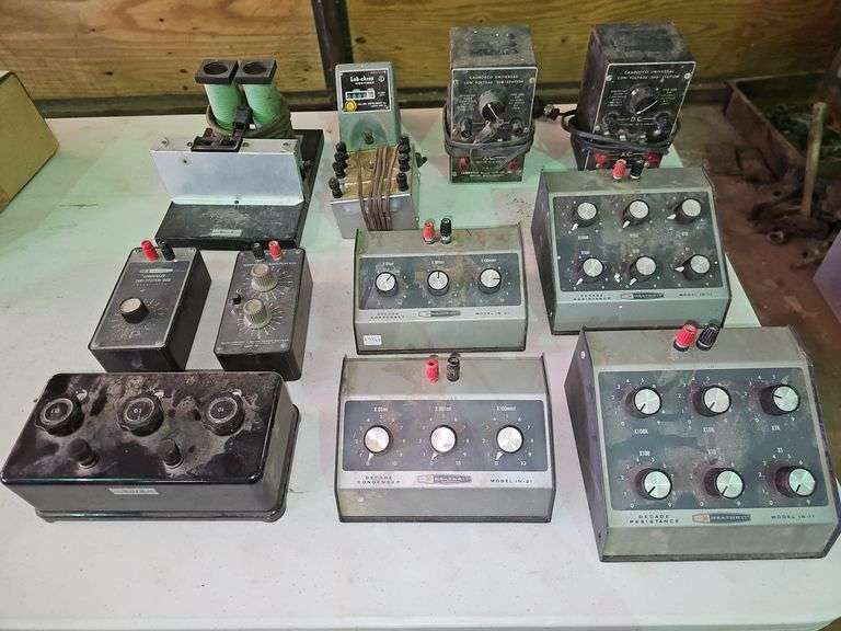 Decade Boxes, Sub-Stations, Electric Equipment - Assiter Auctioneers