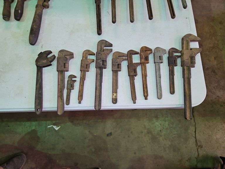 (11) Assorted Monkey Wrenches - Assiter Auctioneers