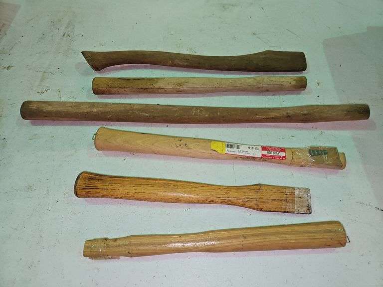 Assorted Axe Handles - Assiter Auctioneers