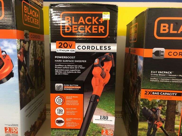 Black & Decker 20v Cordless Sweeper model LSW321 - Assiter Auctioneers