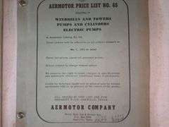 Aermotor Company- Windmills & Towers, Pumps & Cylinders, Water Systems ...
