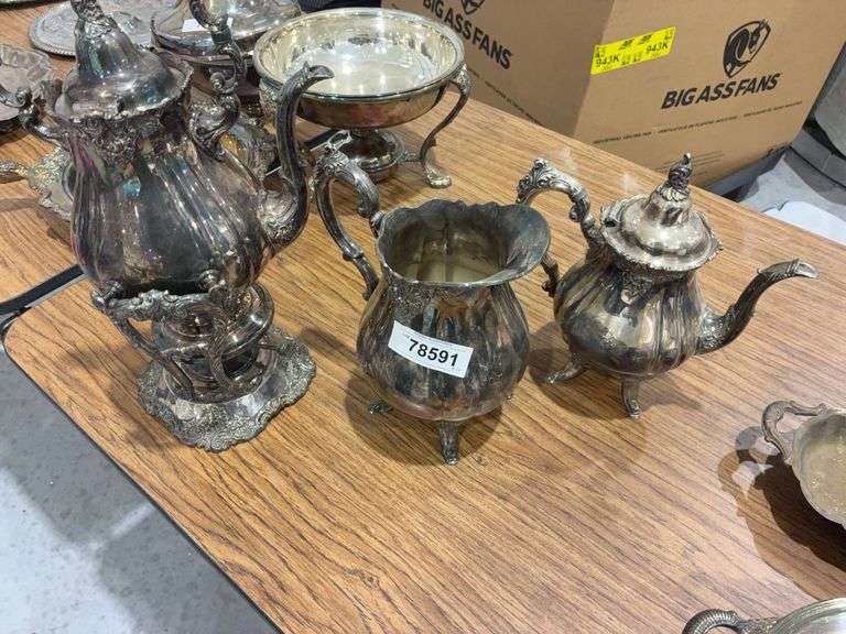 Three (3) Tea Pots - Assiter Auctioneers