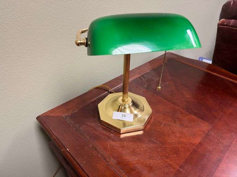 Bankers Desk Lamp - Assiter Auctioneers