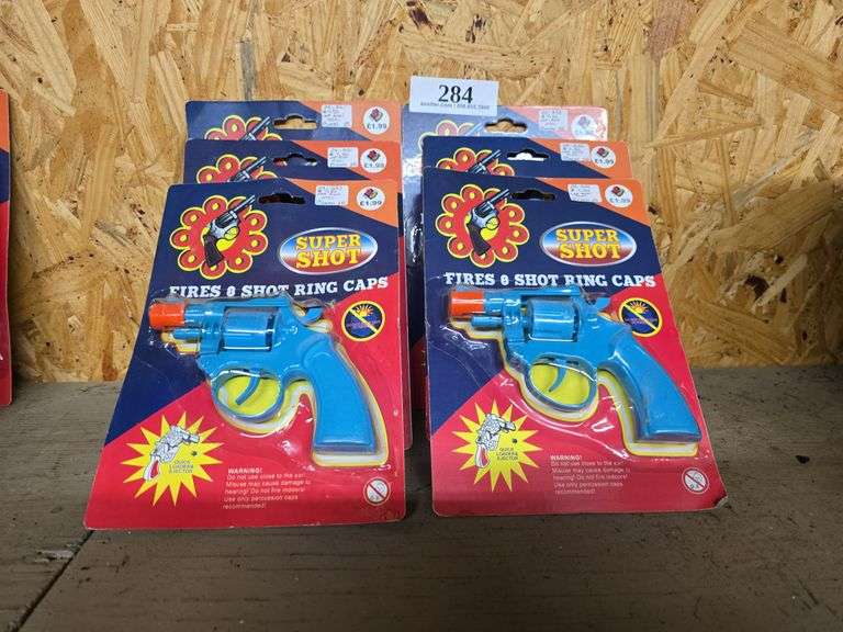 (6) Super Shot 8 Shot Ring Cap Guns - Assiter Auctioneers