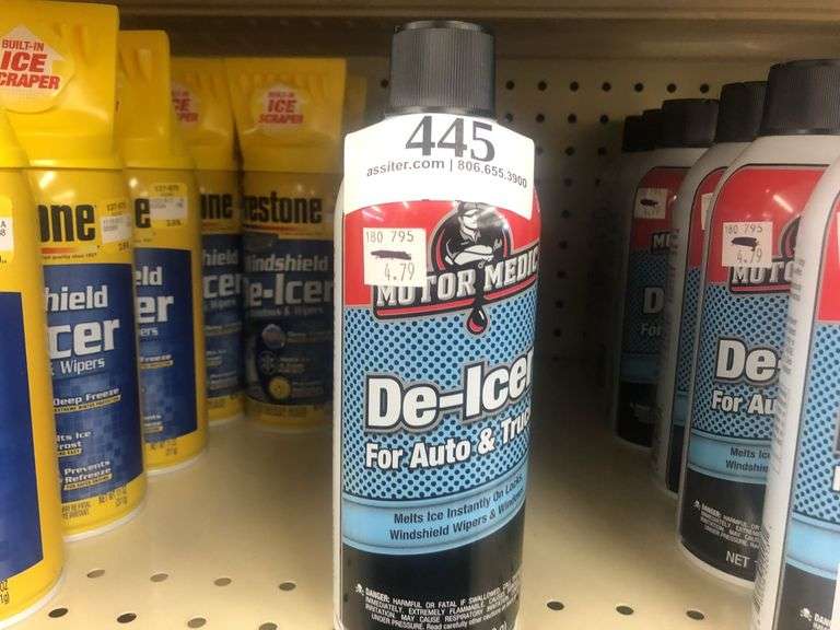 (6) Motor Medic De-Icer 12oz - Assiter Auctioneers