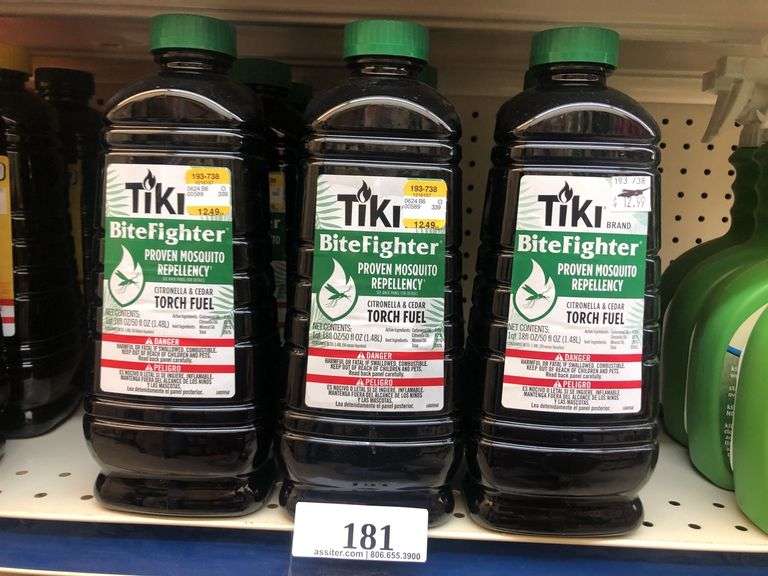 (10) Tiki Bite Fighter Citronella & Cedar Torch Fuel 50oz - Assiter ...