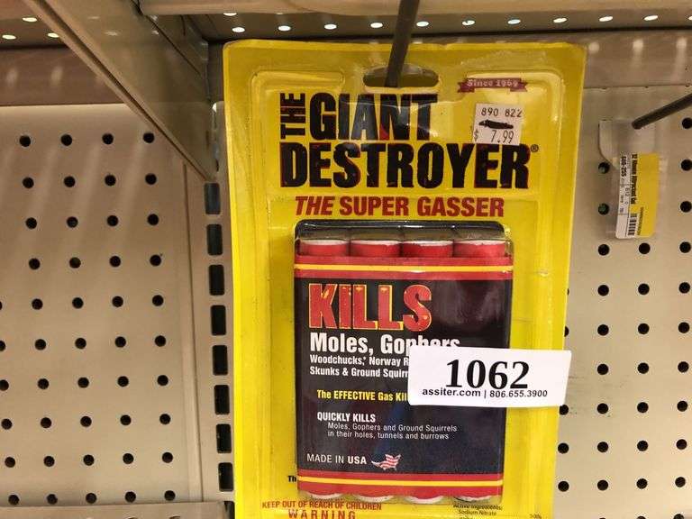 (3) The Super Gasser Mole & Gopher Killer - Assiter Auctioneers