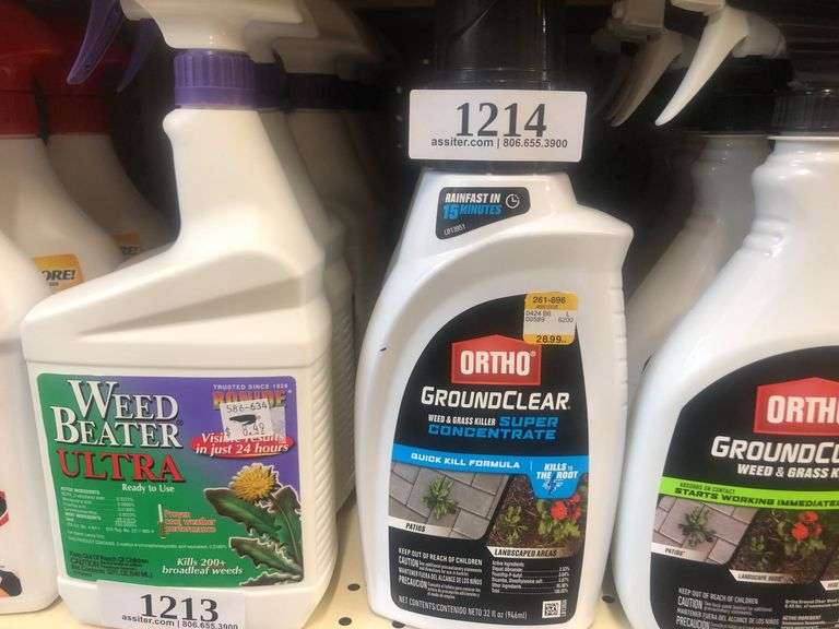 (6) Ortho Ground Clear Concentrate 32 oz - Assiter Auctioneers