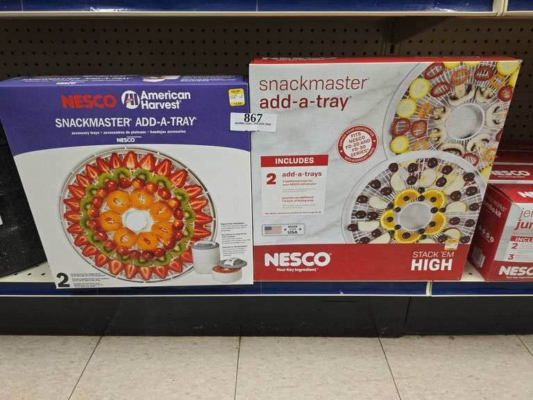 (2) Nesco Snack Master Add-a-Tray - Assiter Auctioneers