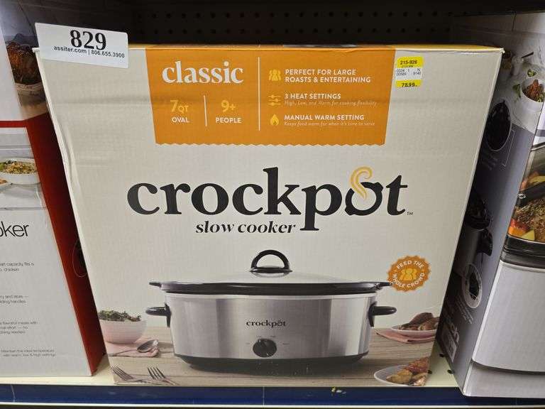 Crock Pot 7qt Slow Cooker - Assiter Auctioneers