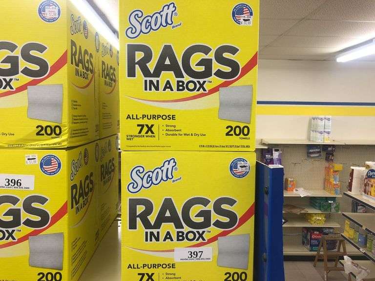 (4) Boxes Scott Rags 200ct - Assiter Auctioneers