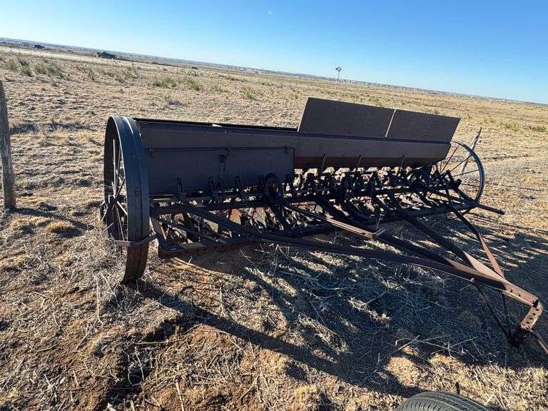 Antique Grain Drill - Assiter Auctioneers