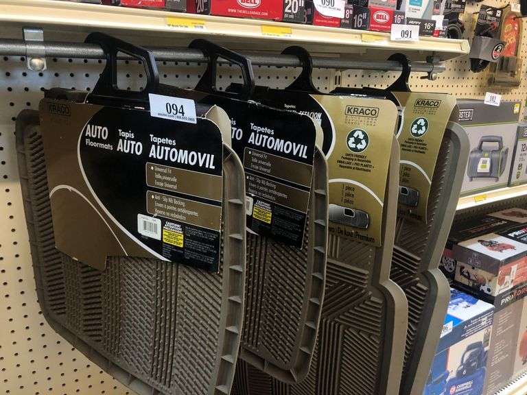 4 Kraco Floor Mats 2 Sizes Assiter Auctioneers