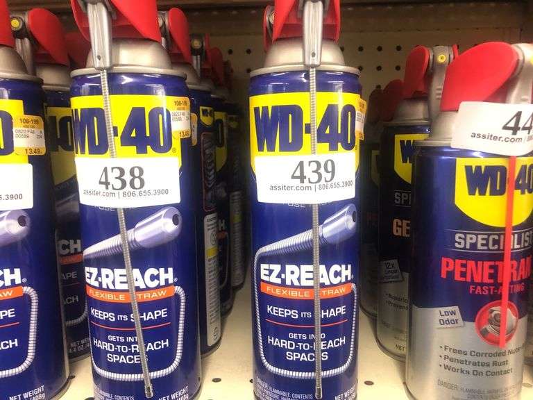(5) WD-40 110z Specialists Fast Acting Penetrant & More - Assiter Auctioneers