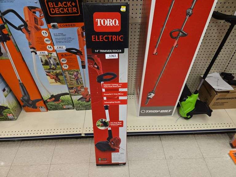 Toro 5 Amp Electric String Trimmer/Edger #51480A - Assiter Auctioneers